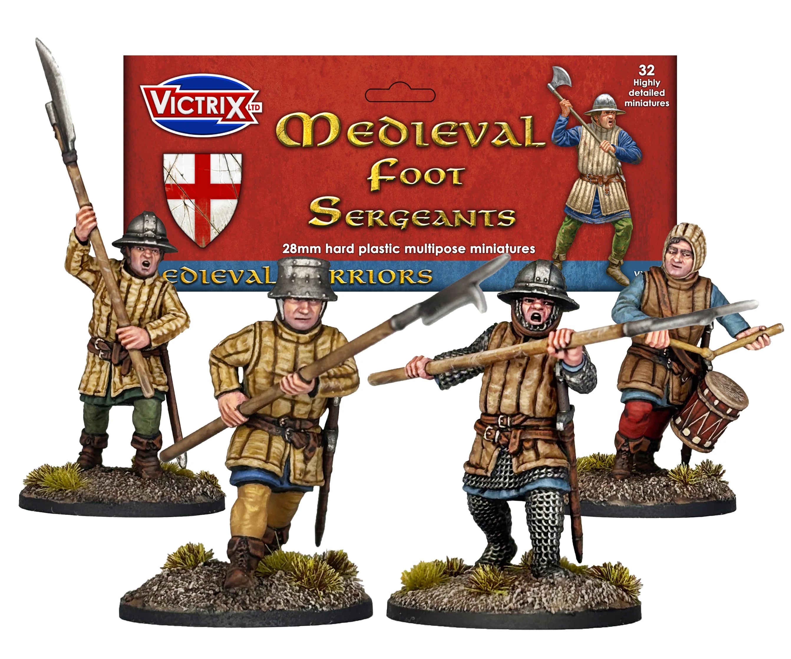 Victrix: Medieval Foot Sergeants – Overlord Games LTD